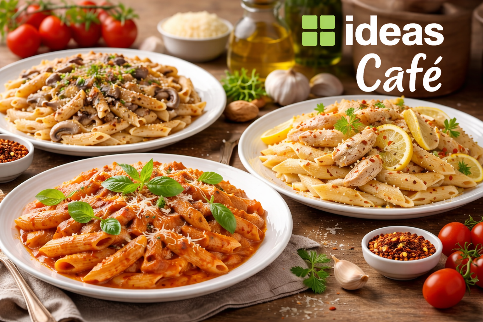 Penne Pasta at Ideas Cafe | Creamy Italian Penne in Karachi
